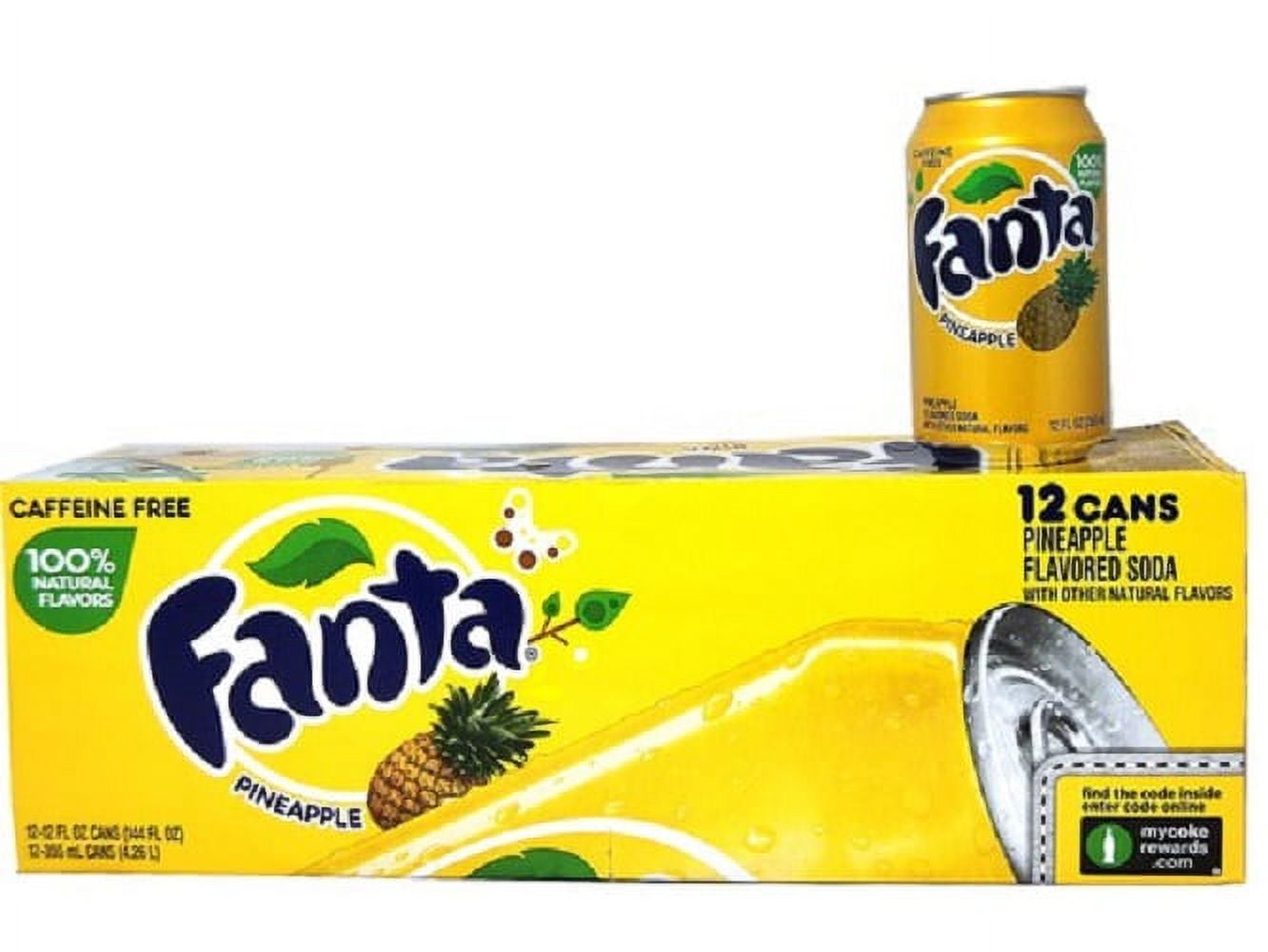 Fanta Us Pineapple - 12X355Ml - Walmart.com