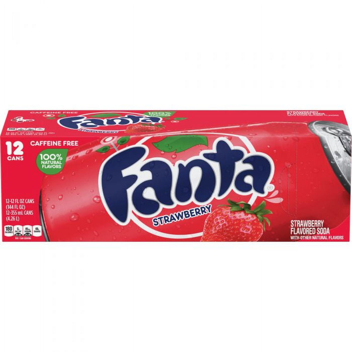 Fanta US Strawberry Soda, 12x355ml Cans - Walmart.com
