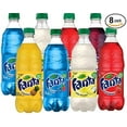 Fanta Fruit Soda Variety Pack, 20 Ounce Bottles, 8 Count - Peach ...