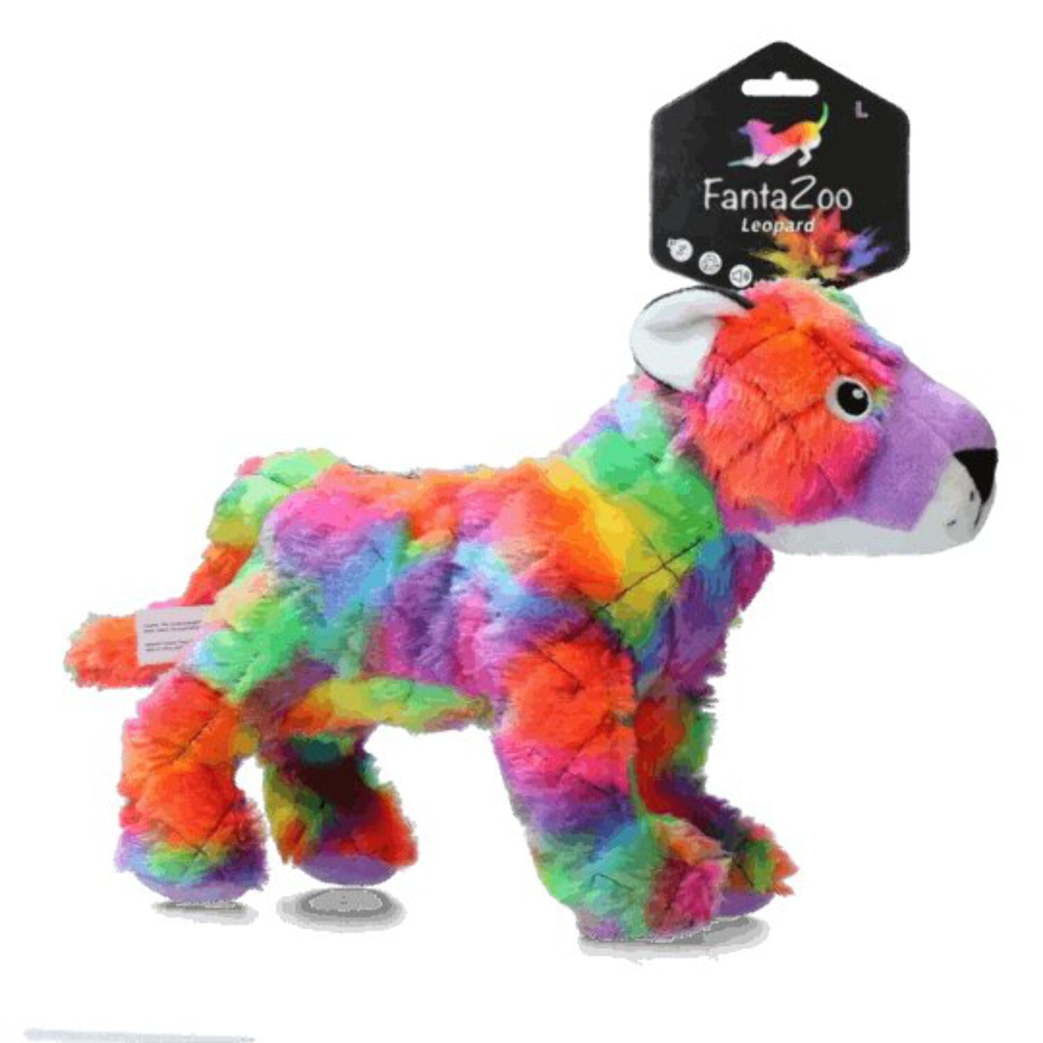 Fanta Zoo Squeaky and Plush Dog Toy - Walmart.com