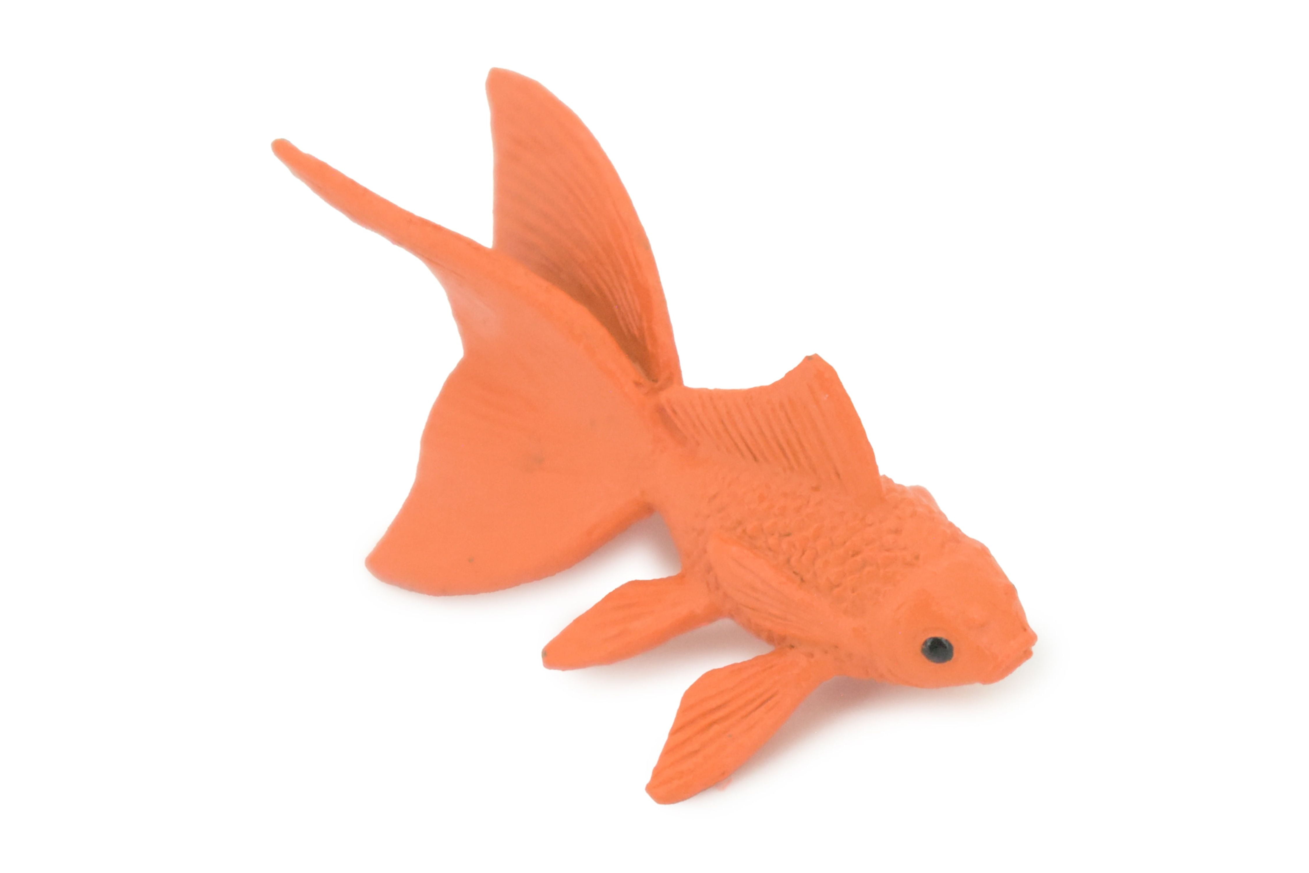 Fantail Goldfish, Fancy Goldfish, Rubber Fish, Realistic Figure ...