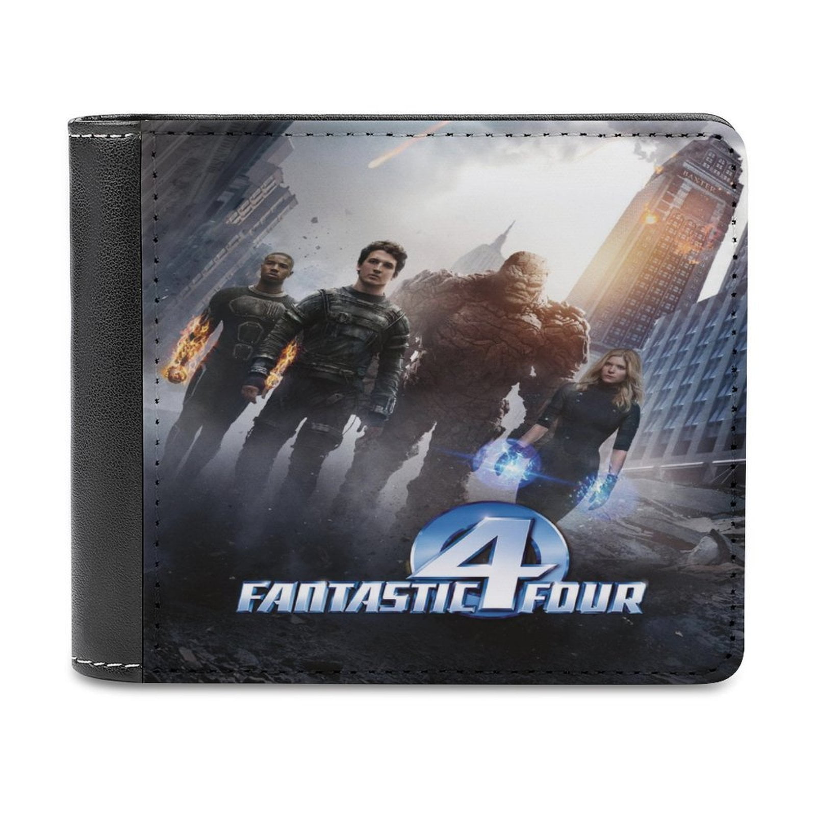 Fantas-tic F-ou Leather Pocket Wallet Card Holder Wallet Bifold Wallet - Walmart.com