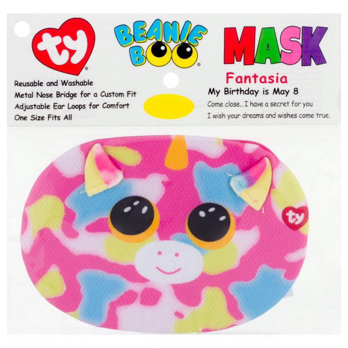 Fantasia Beanie Boo Mask - Walmart.com