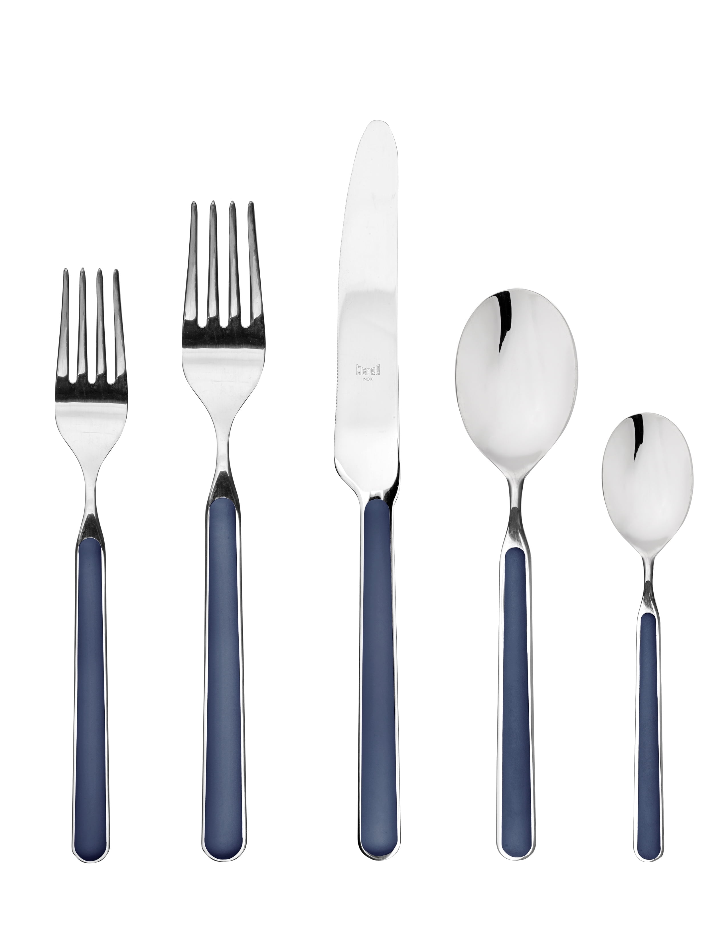 MEPRA Fantasia 5-Piece Flatware Set, Cobalt - Walmart.com