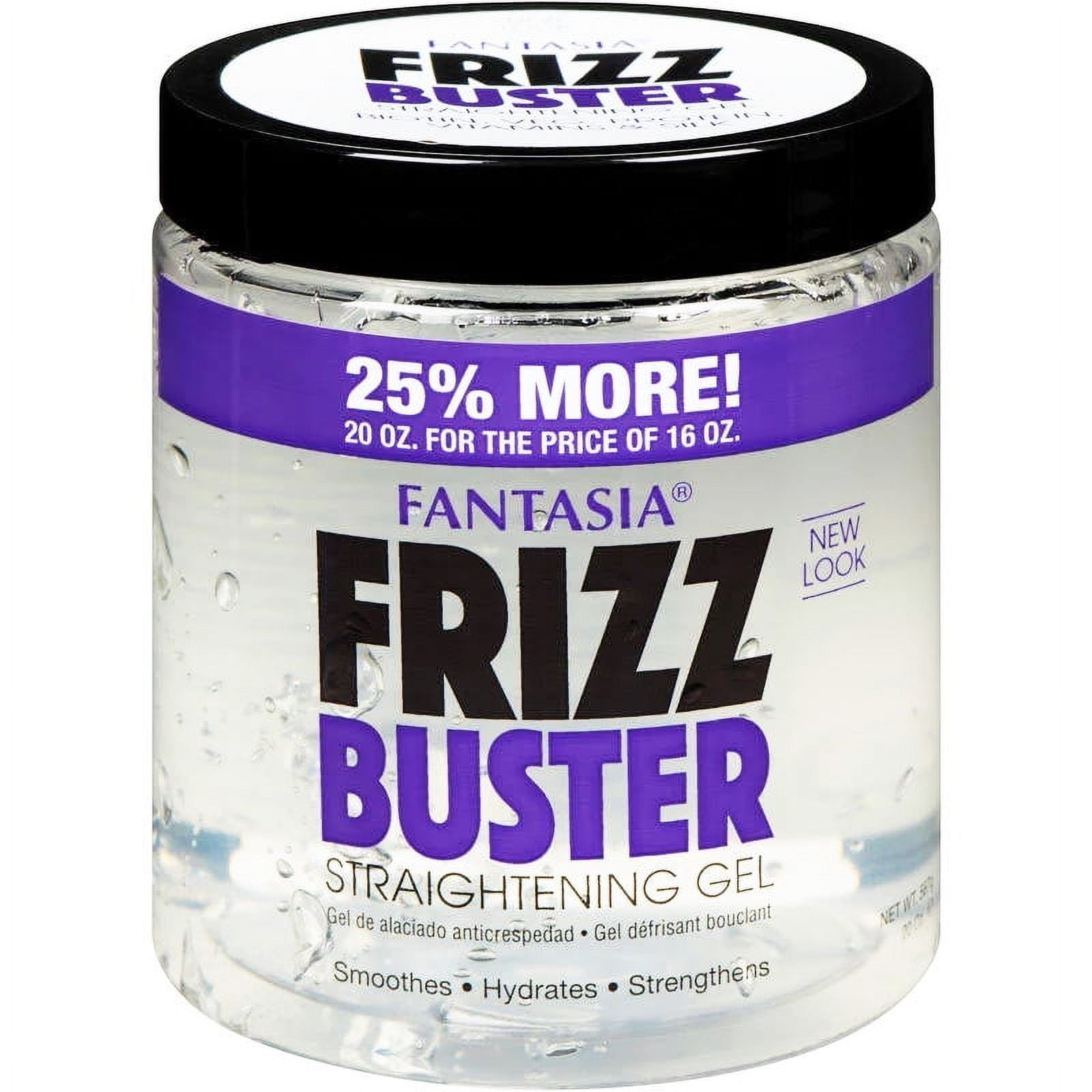 Fantasia Frizz Buster Straightening Gel, 20 oz, Pack of 2 - Walmart.com