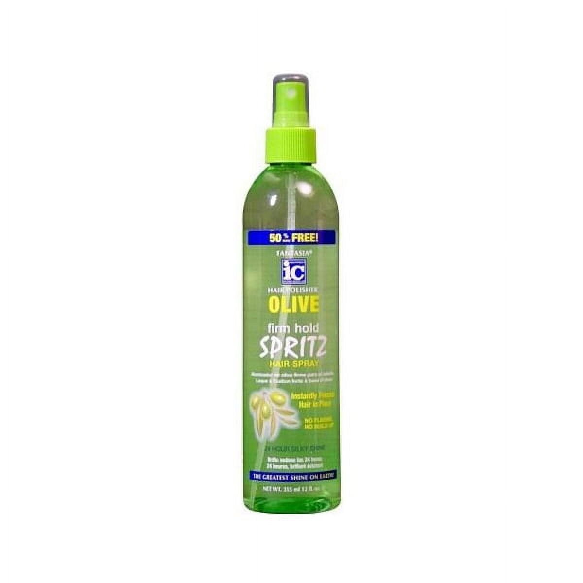 Fantasia IC Hair Polisher Olive Firm Hold Spritz Hair Spray, 12 Oz ...