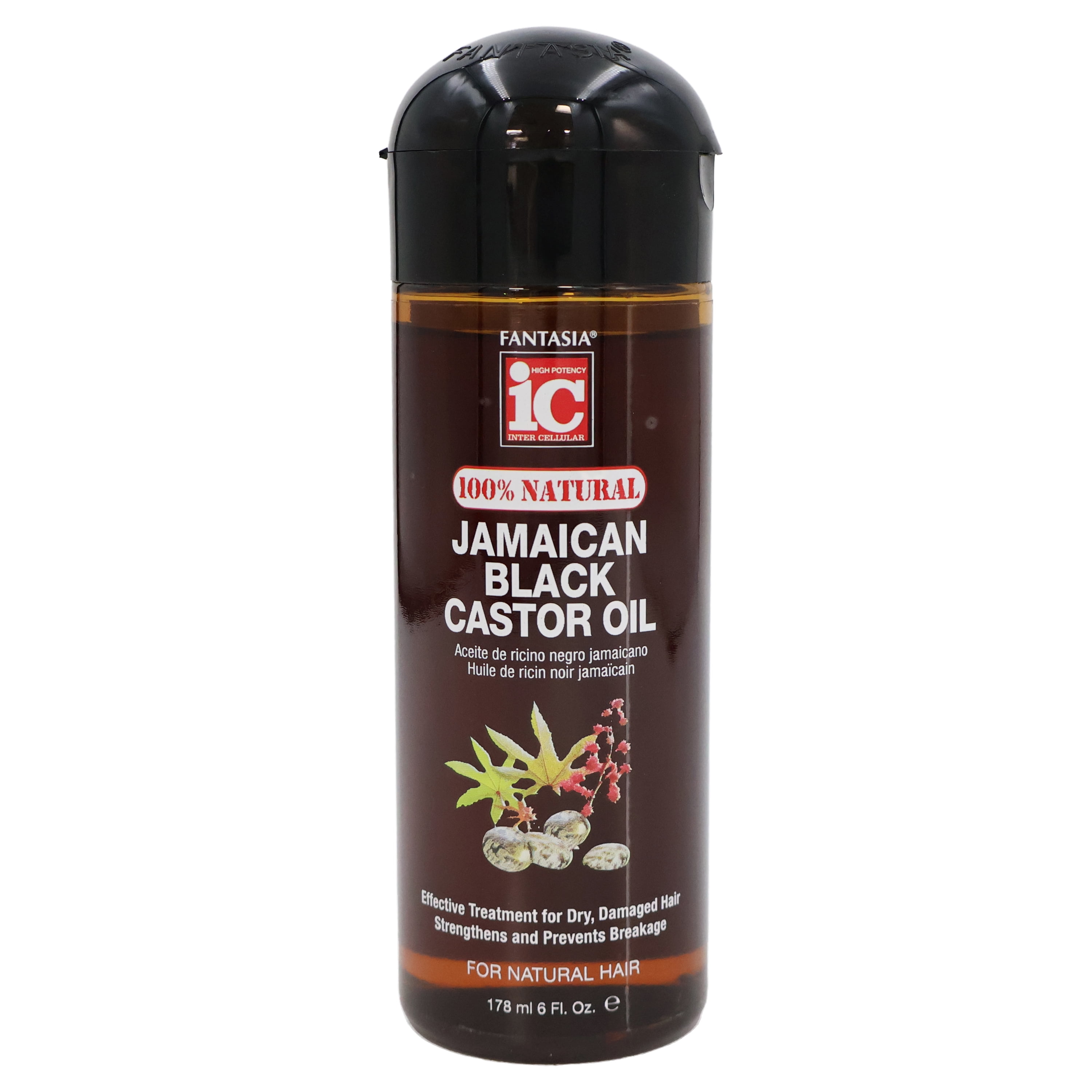 Fantasia IC Jamaican Black Castor Oil, 6 Oz., Pack of 2 - Walmart.com