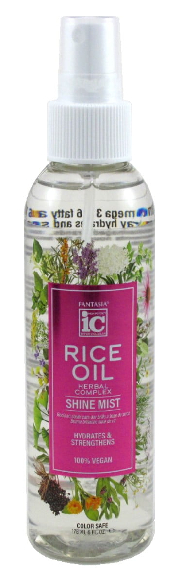 Fantasia Ic Rice Oil Shine Mist 6oz (Pack of 3) - Walmart.com