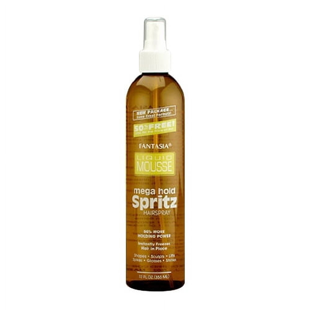 Fantasia Liquid Mousse Mega Hold Spritz Hair Spray 12 Oz - Walmart.com