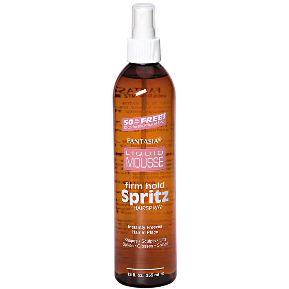 Fantasia Liquid Mousse Spritz Firm Hold, 12 Oz., Pack of 3 - Walmart.com