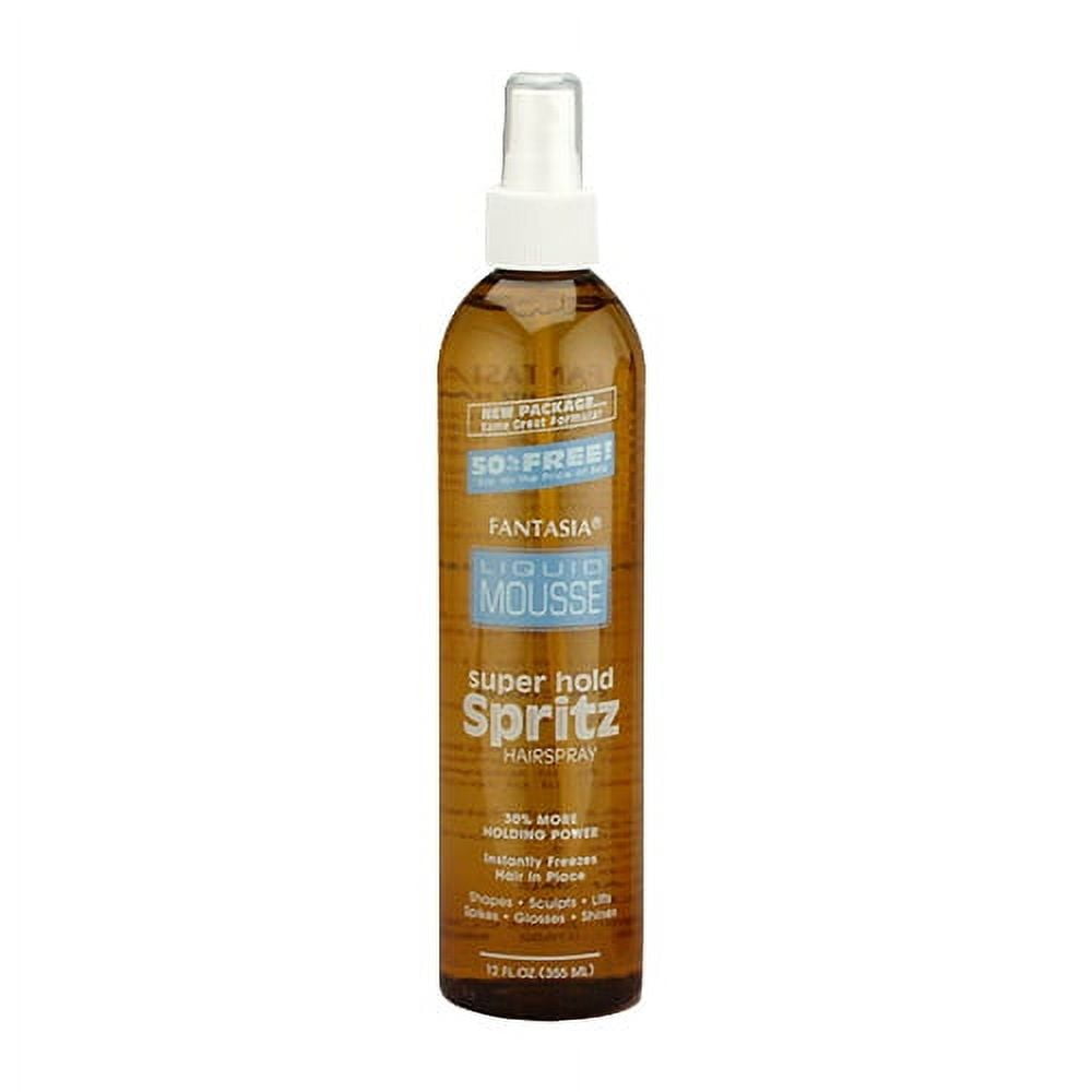 Fantasia Liquid Mousse Super Hold Spritz Hair Spray 12 Oz - Walmart.com