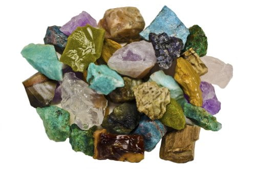 Fantasia Materials: 3 lbs Bulk Rough Madagascar Stone Mix with 30 Page ...