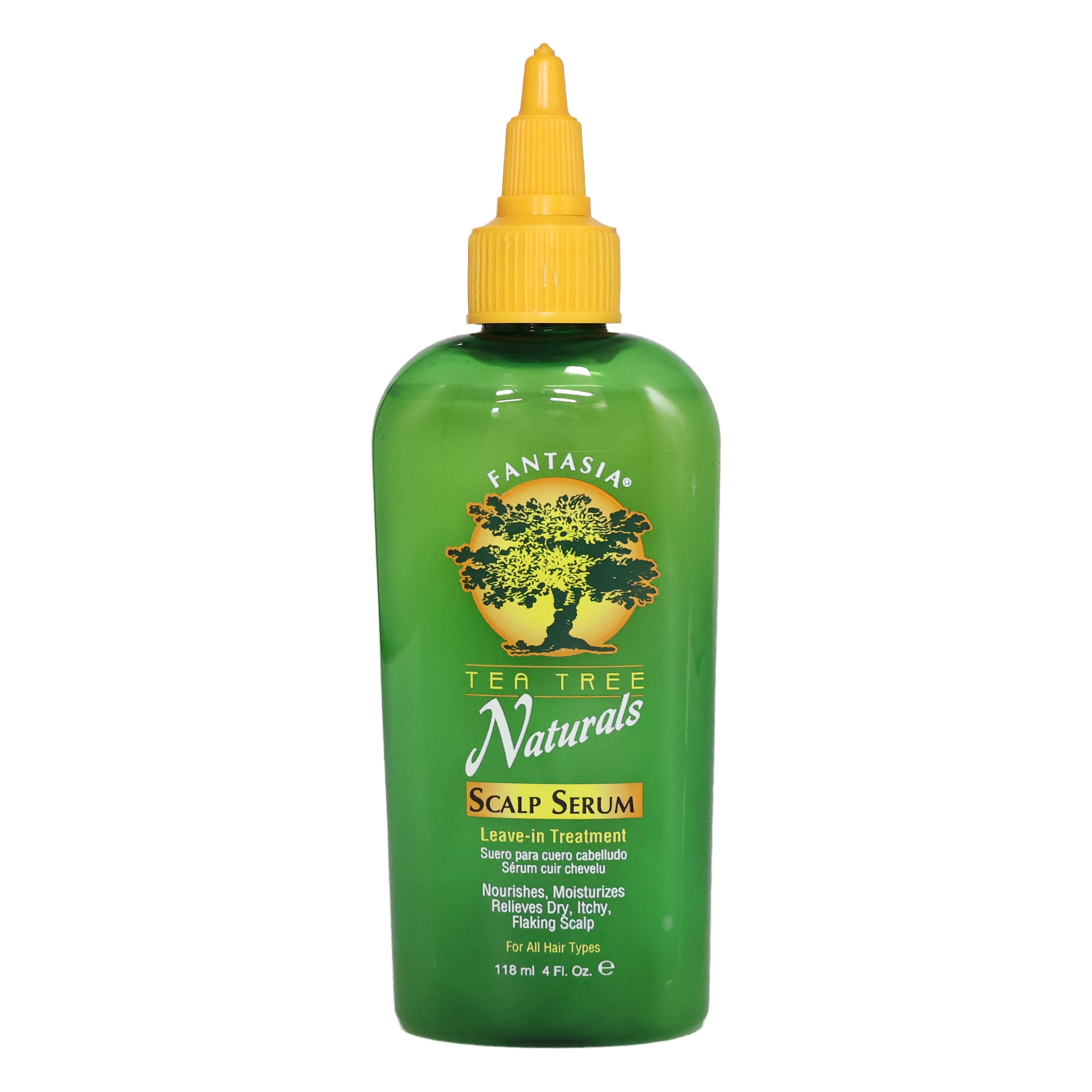 Fantasia Tea Tree Naturals Leave In Treatment Scalp Serum, 4 Oz., Pack ...