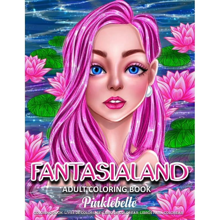 adult coloring book fantasy pages for adults