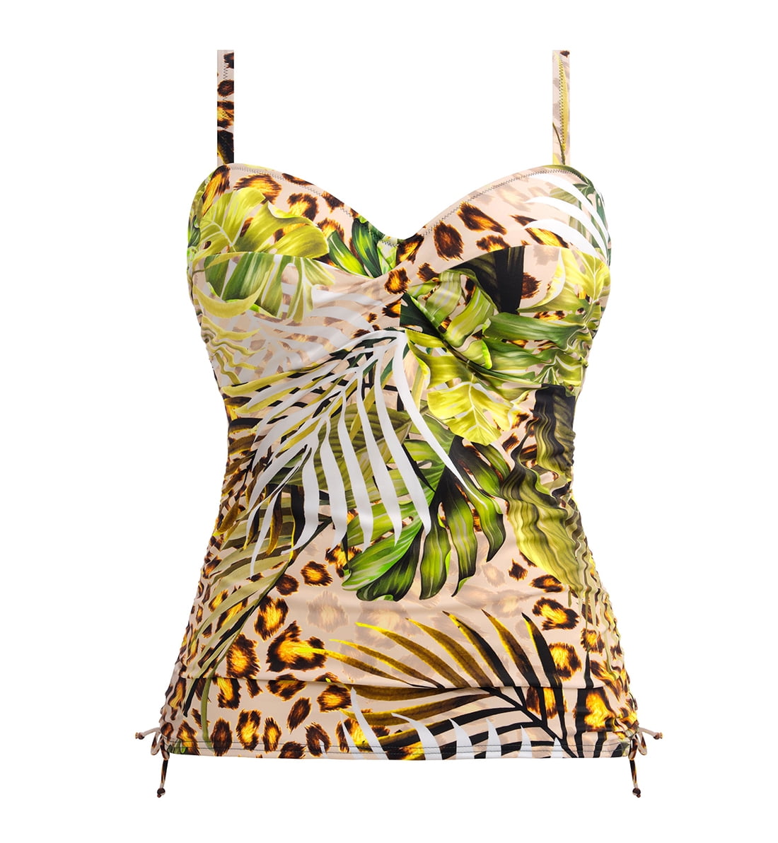 Fantasie Kabini Oasis Twist Front Underwire Adjustable Side Tankini ...