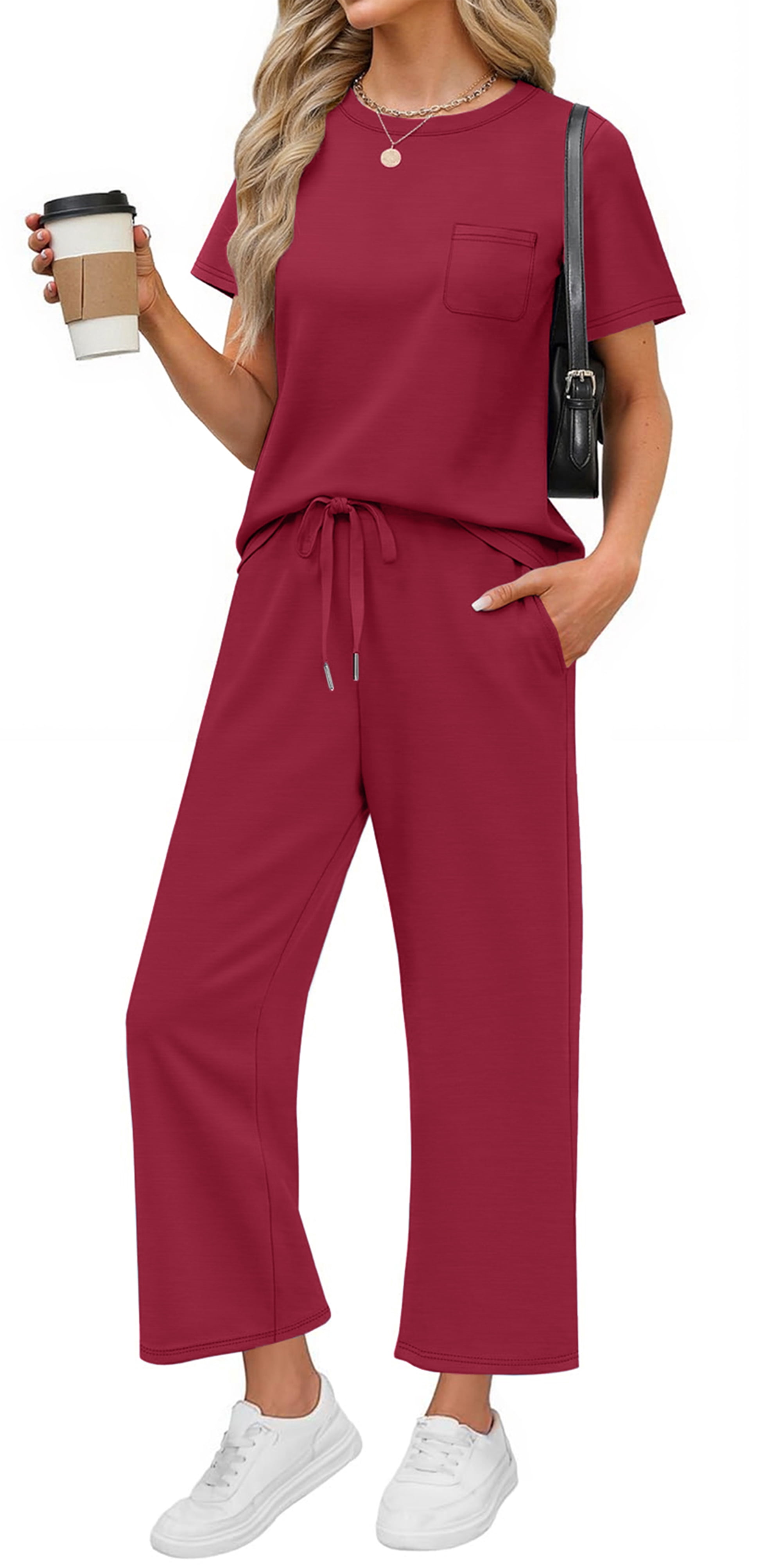 Fantaslook 2 Piece Sets for Women Casual Summer Travel Vacation Outfits ...