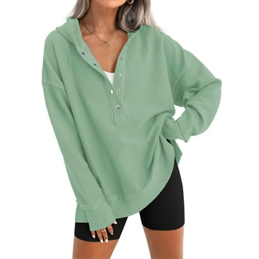 STARVNC Women Colorblock Pocket Hooded Long Sleeve Sweatshirt - Walmart.com
