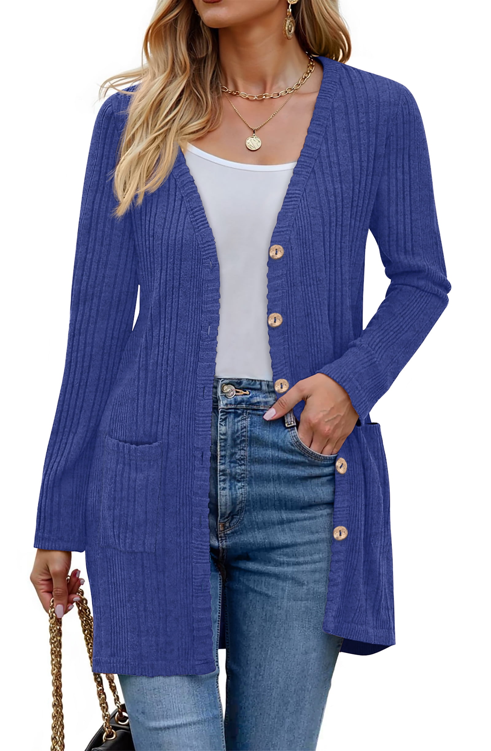 Fantaslook Fall Cardigan for Women Long Sleeve Open Front Cardigan ...