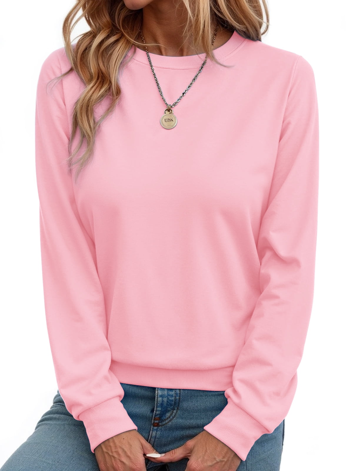 Fantaslook Fall Sweatshirts for Women Crewneck Long Sleeve Shirts ...