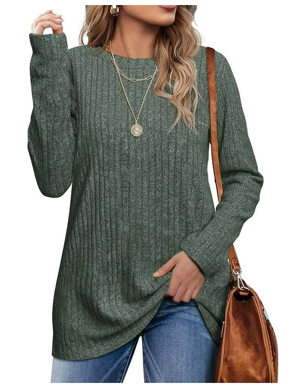 BVOFAR Cotton Linen Shirts for Women Plus Size Long Sleeve Tops Dressy ...