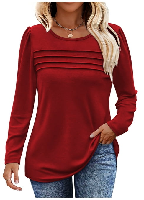 Siliteelon Women's Oversized Long Sleeve Cotton V Neck Button Down ...