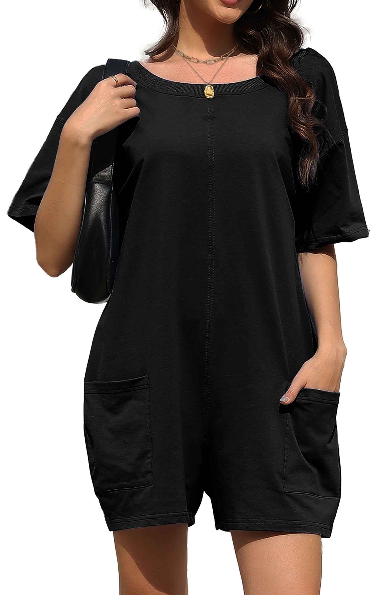 Fantaslook Baggy Jumpsuits for Women, Casual Summer Rompers, Short ...