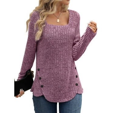 Fantaslook Women's Dressy V Neck Blouses, Ruffle Sleeve Summer Tops ...