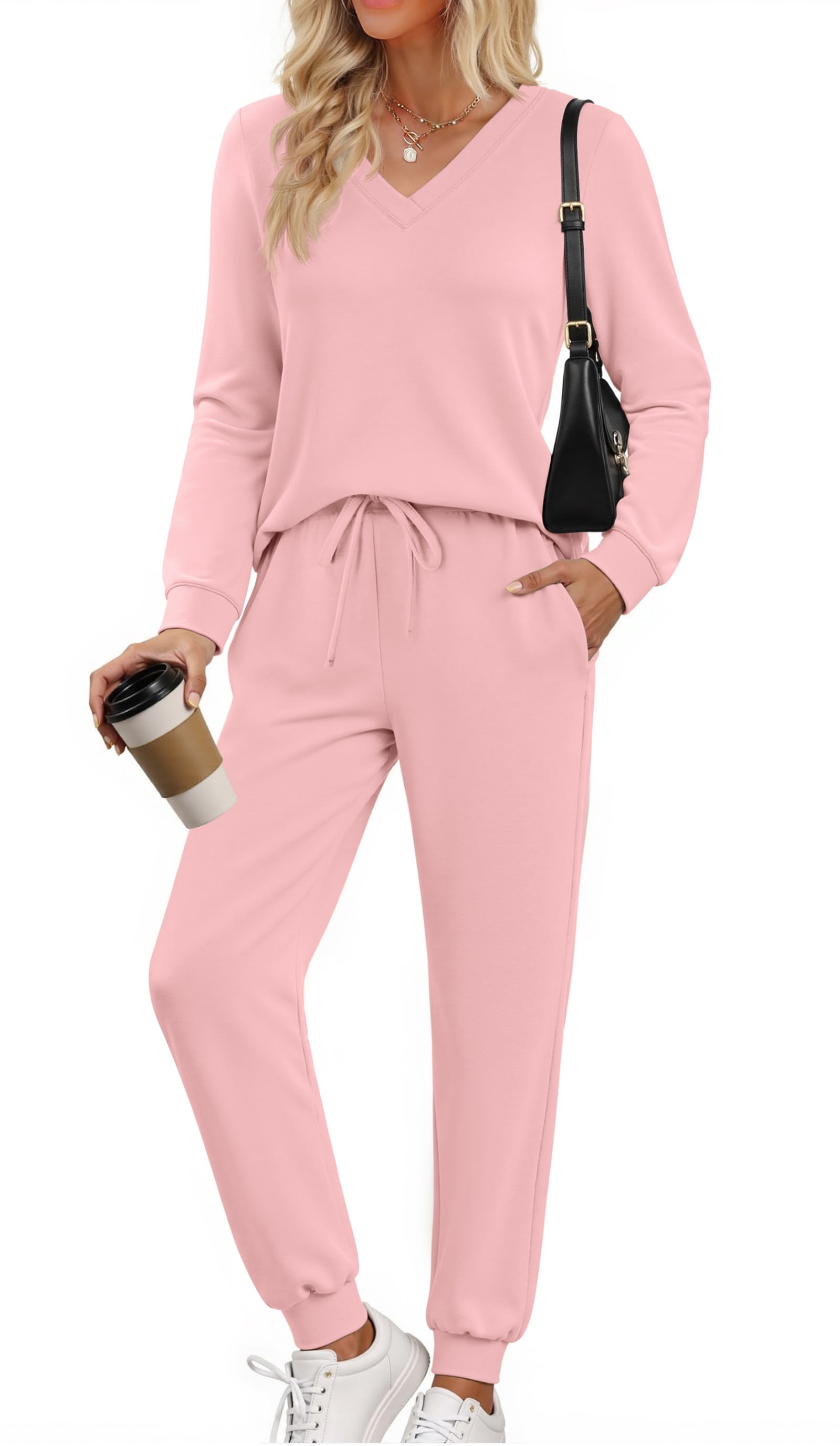 Fantaslook Two Piece Sets for Women Fall Outfits Fashion Lounge Sets V ...