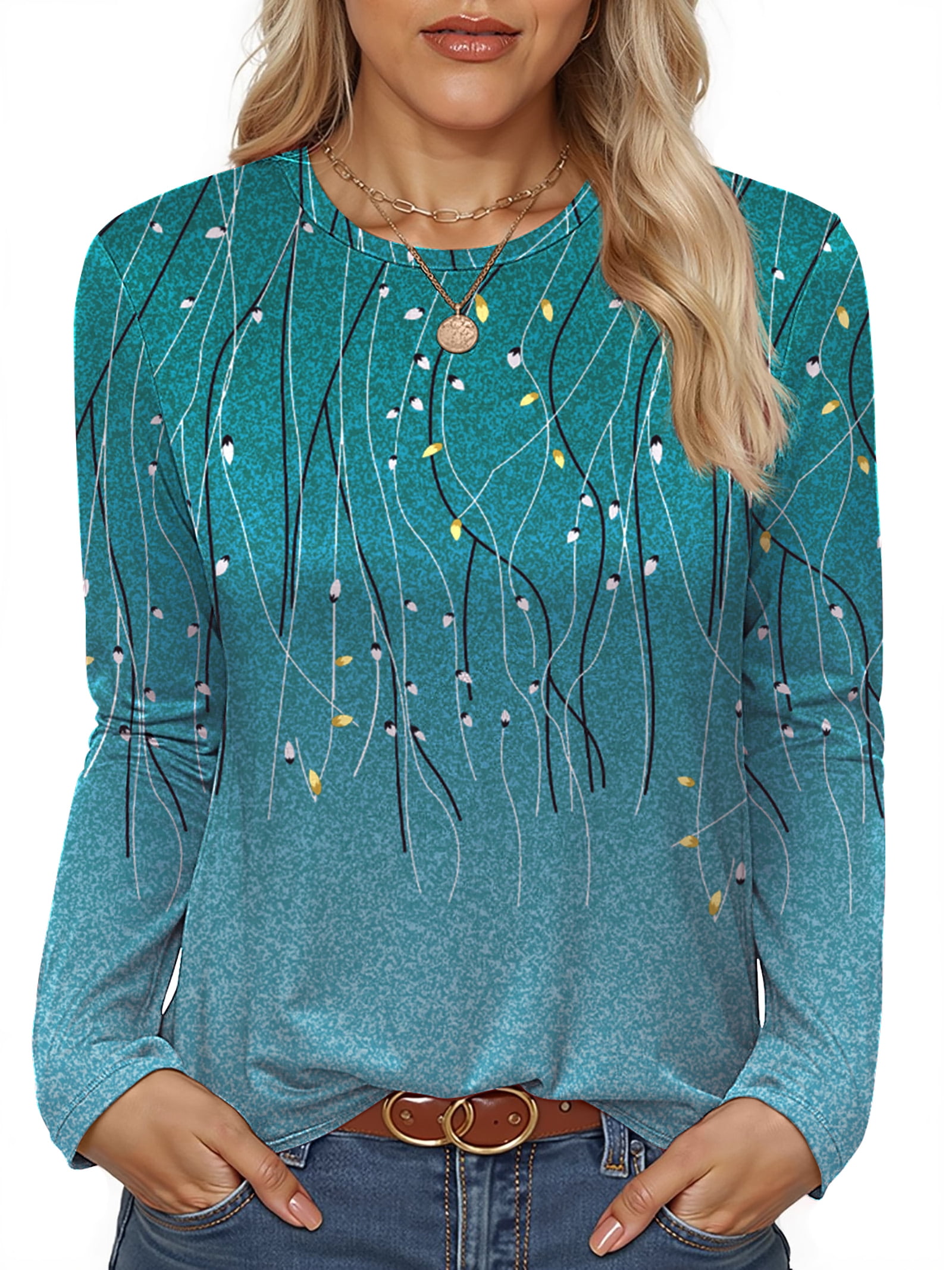 Walmart Black Friday Deals 2025 Fantaslook Women Tunic Tops Casual Long ...