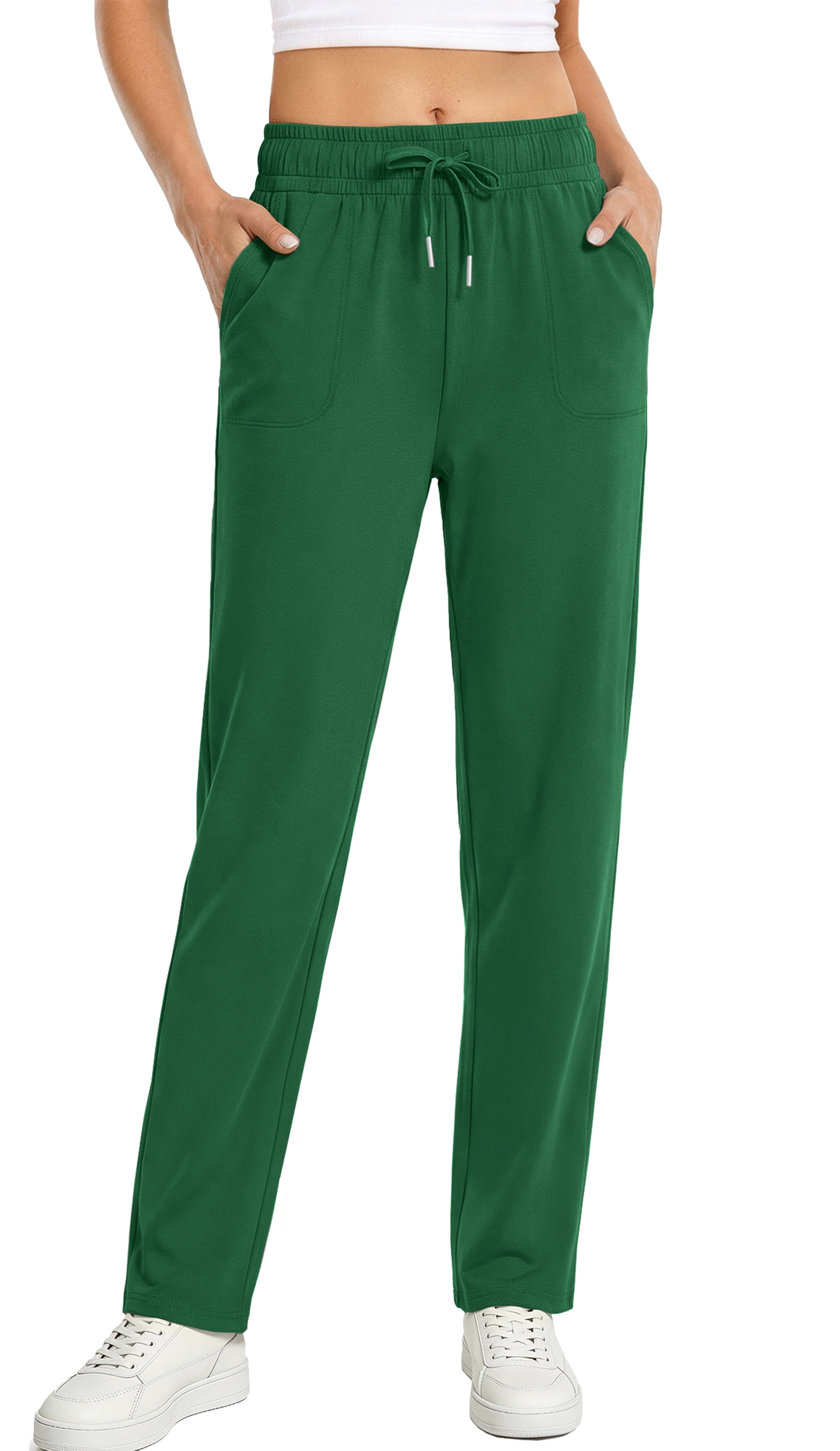Fantaslook Womens Pants Stretch Knit Casual Lounge Pants Drawstring ...