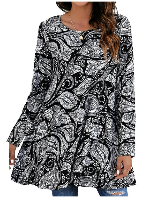 Oversized Button Up Shirts Long Sleeve Women Casual Trendy Fall Top Lapel Collar Irregular Hem ...