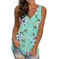 Fantaslook Women's V Neck Tank Tops, Summer Sleeveless Tunic Tops with ...
