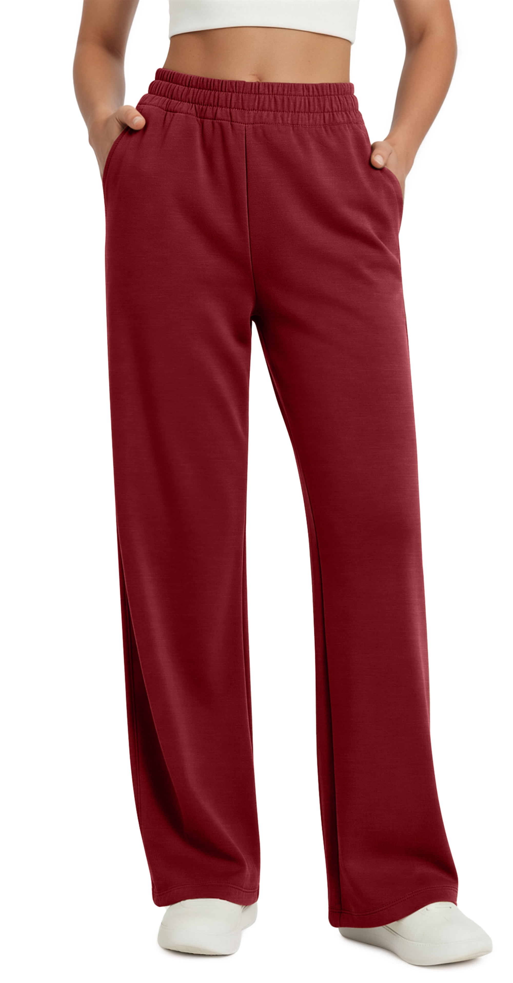Fantaslook Womens Wide Leg Pants with Pockets High Waisted Casual ...