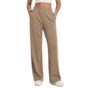 JWD Women's Wide Leg Pants, High Waist Tie Knot, Lounge Pants with ...
