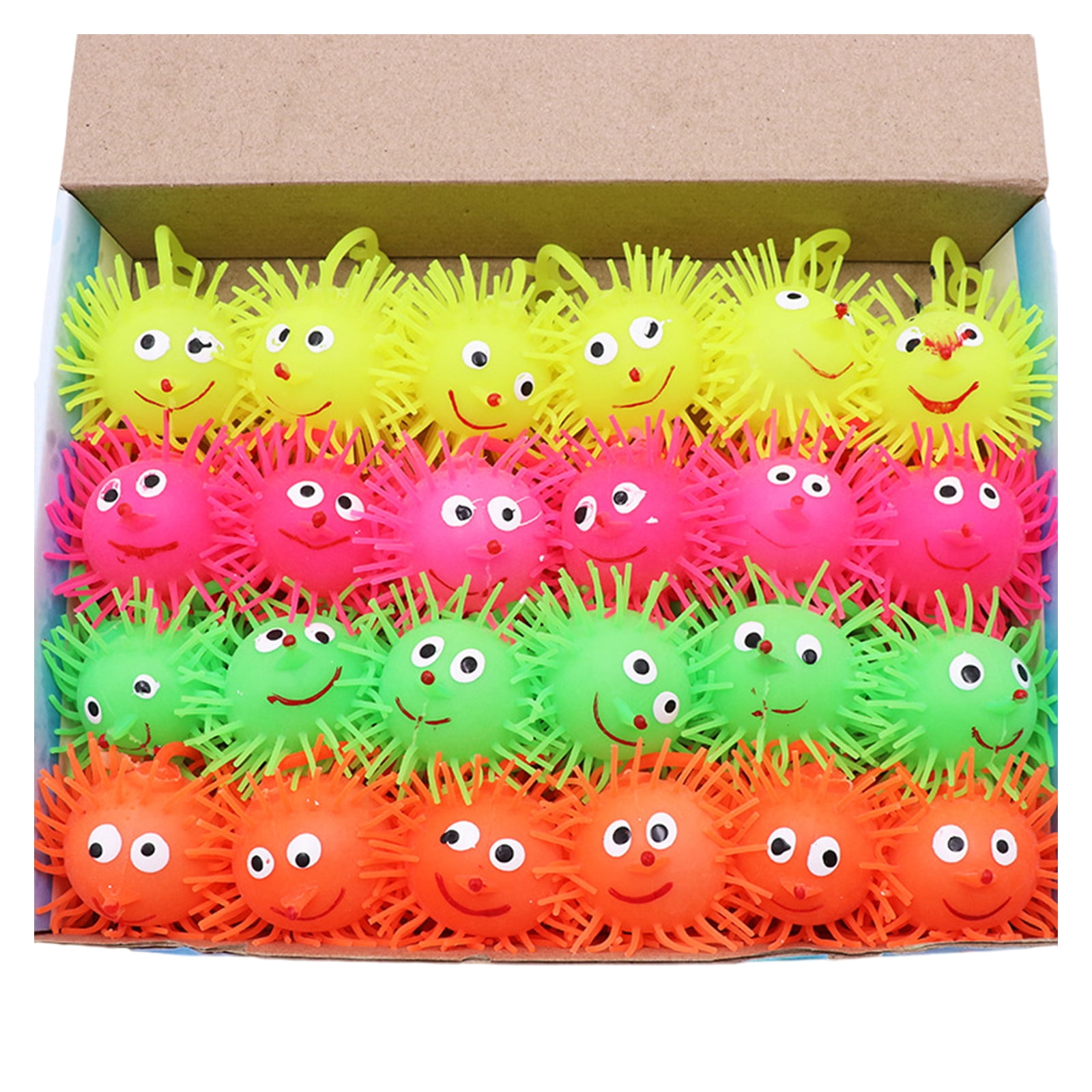 Fantasook 24PCS LED Puffer Balls Valentines Day Cards for Kids ...