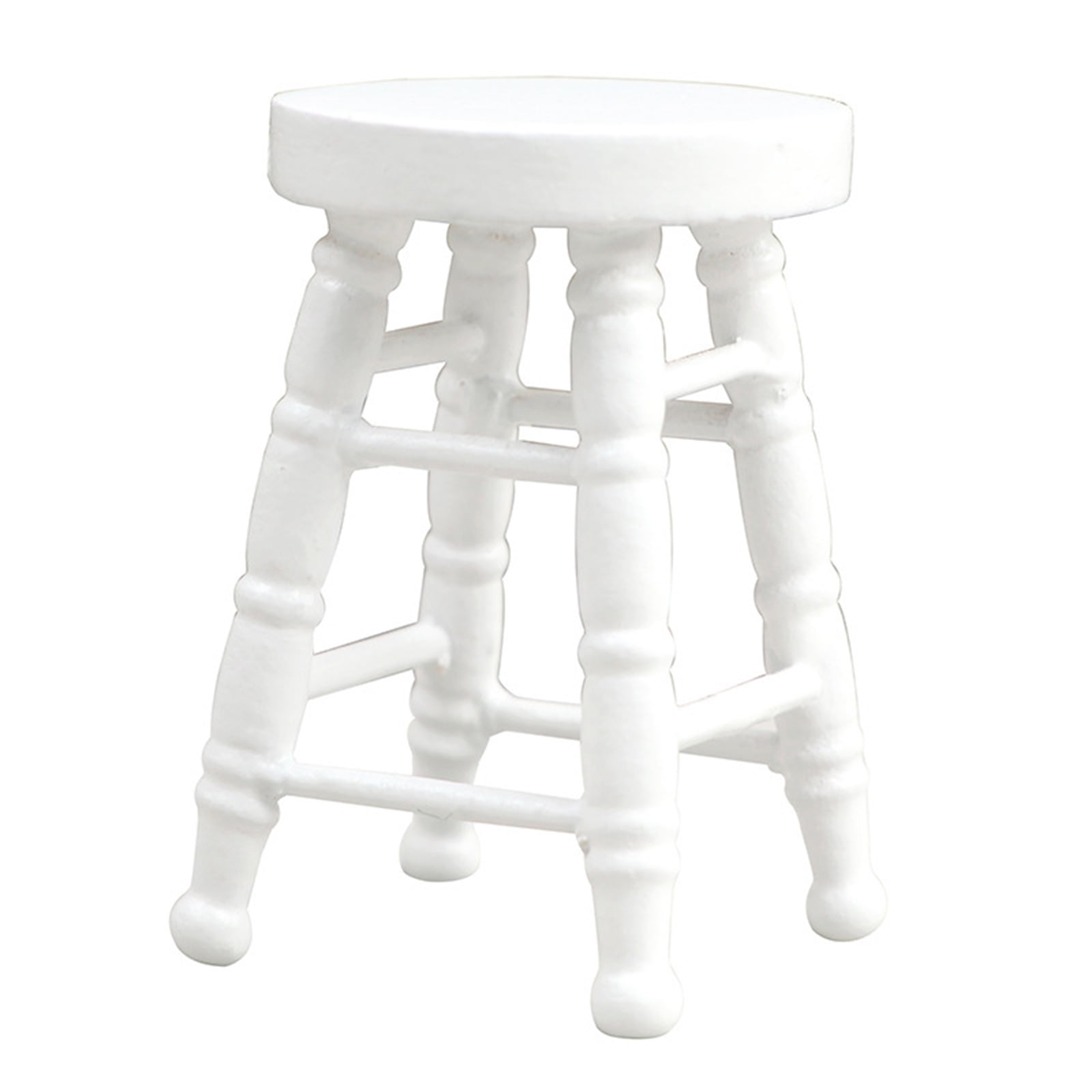 Fantasook Realistic Wood Stool Zakka Realistic Pretend Play for Role ...