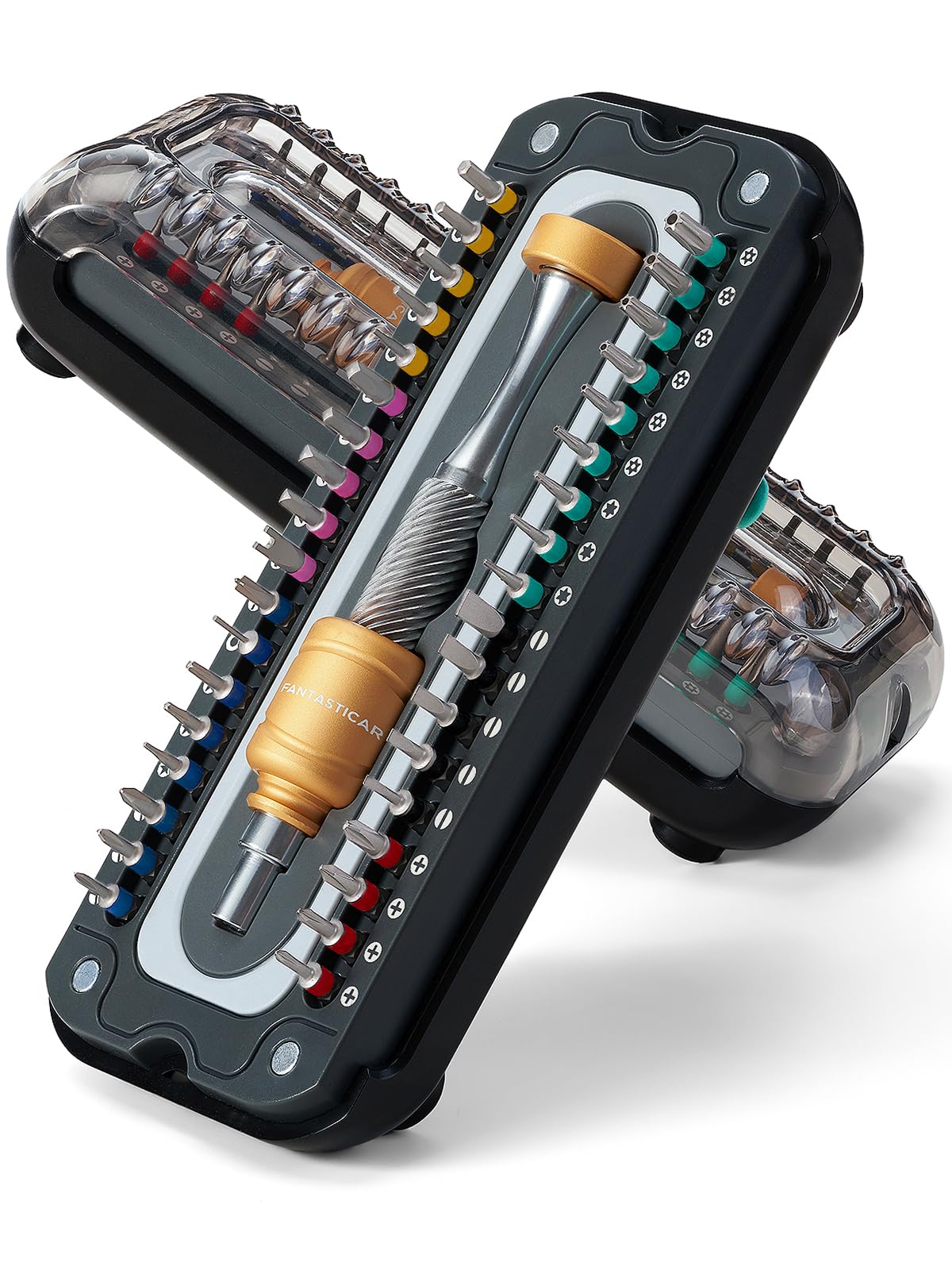 FantastiCAR 37PCS Precision Screwdriver Kit, Durable S2 Steel Microbits ...