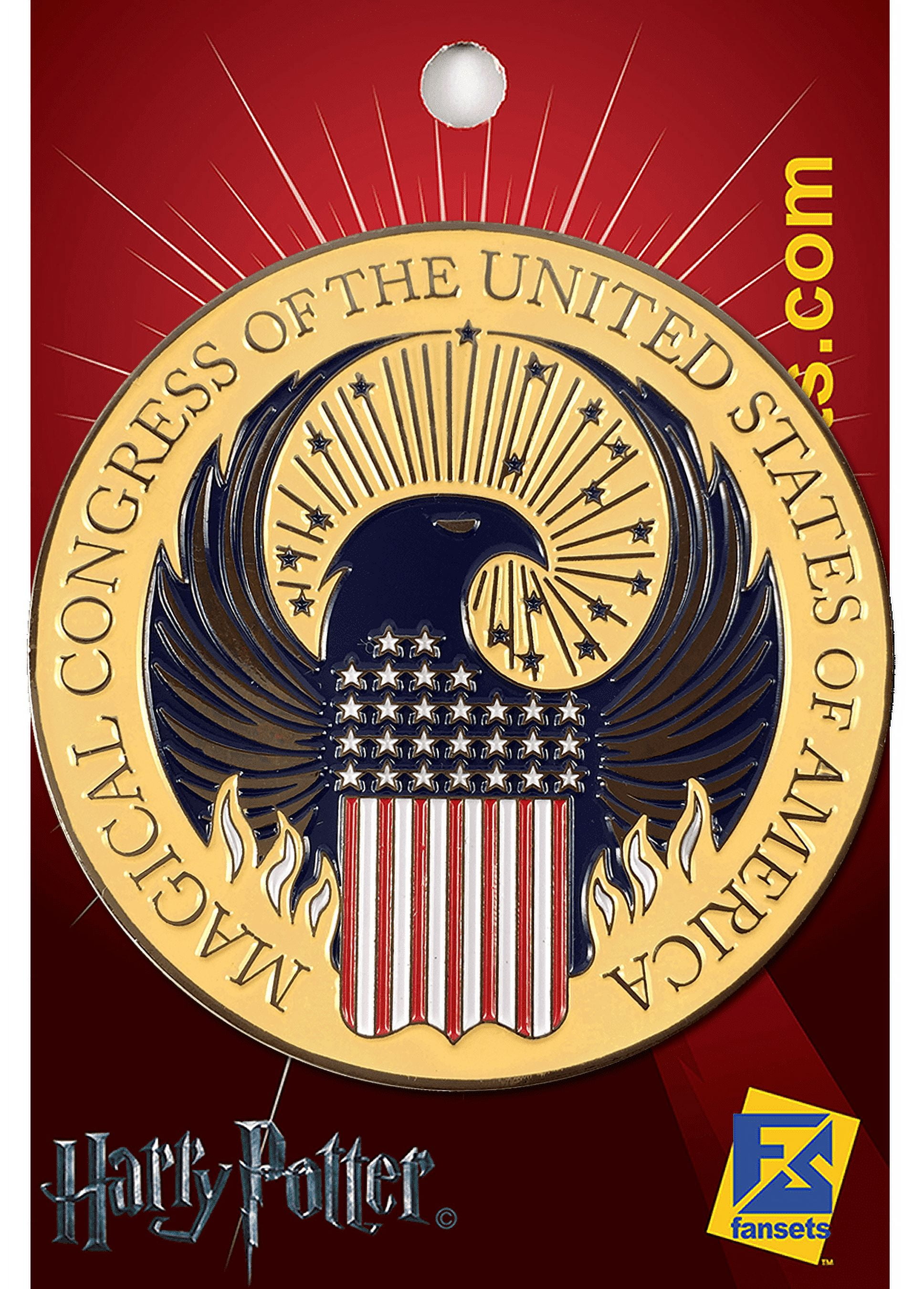 Fantastic Beasts Harry Potter MicroMagic MACUSA Crest Licensed FanSets ...