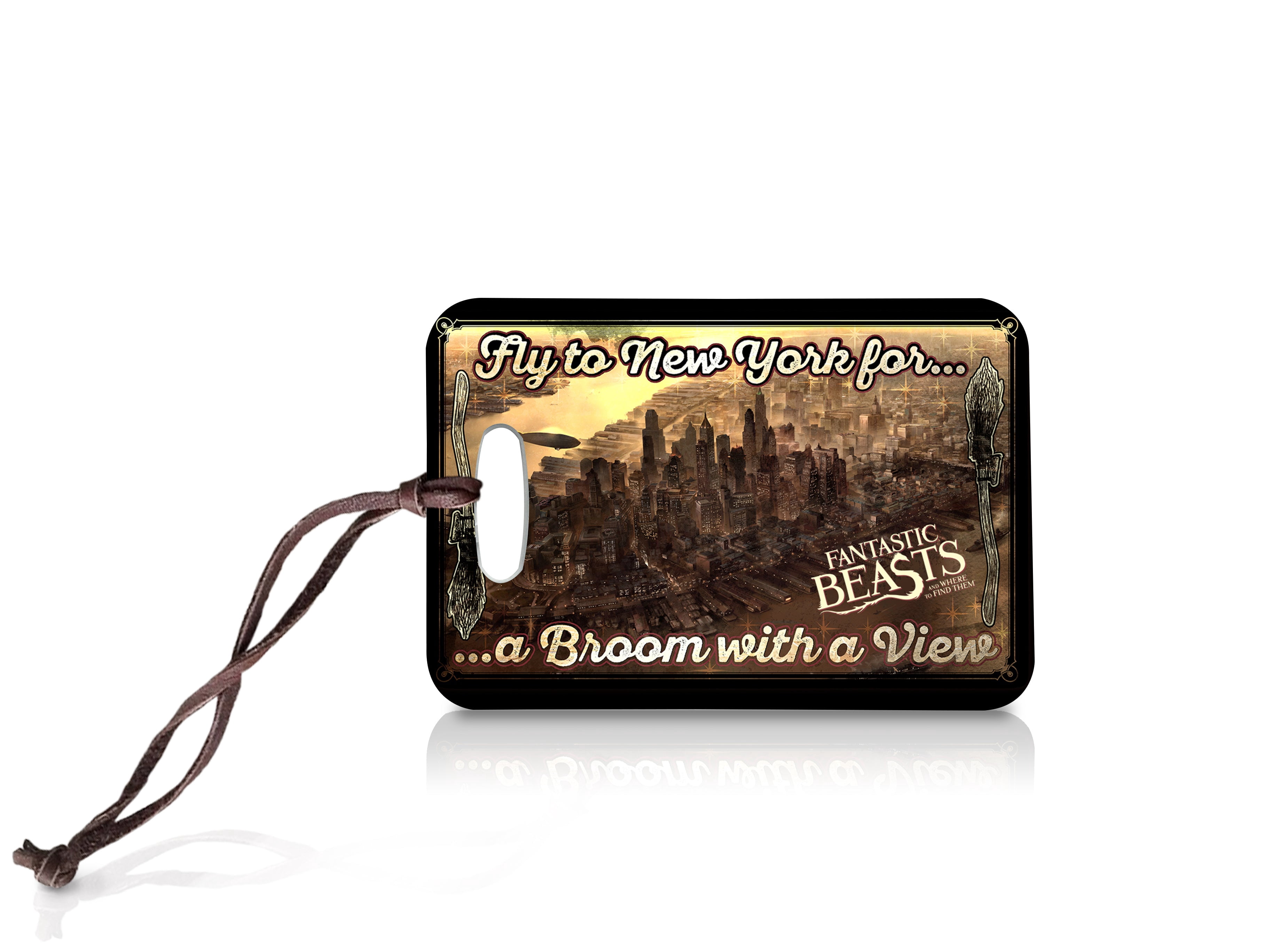 Fantastic Beasts and Where To Find Them (Broom With A View) Luggage Tag ...