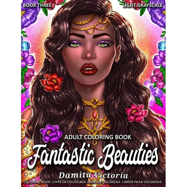 Fantastic Beauties Adult Coloring Book Fantastic Beauties Book Three