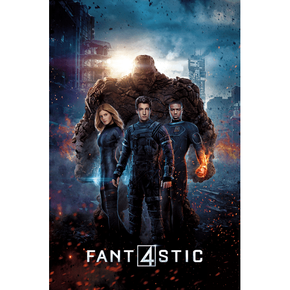 Fantastic Four (2015) 24x36 Movie Poster Marvel Superhero Reboot Action ...