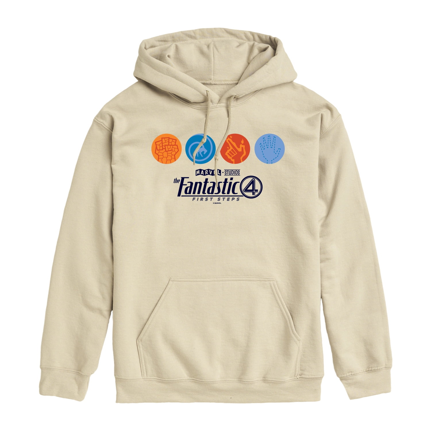 Fantastic Four - F4 Icons - Men's Fleece Hoodie Sweatshirt - Walmart.com