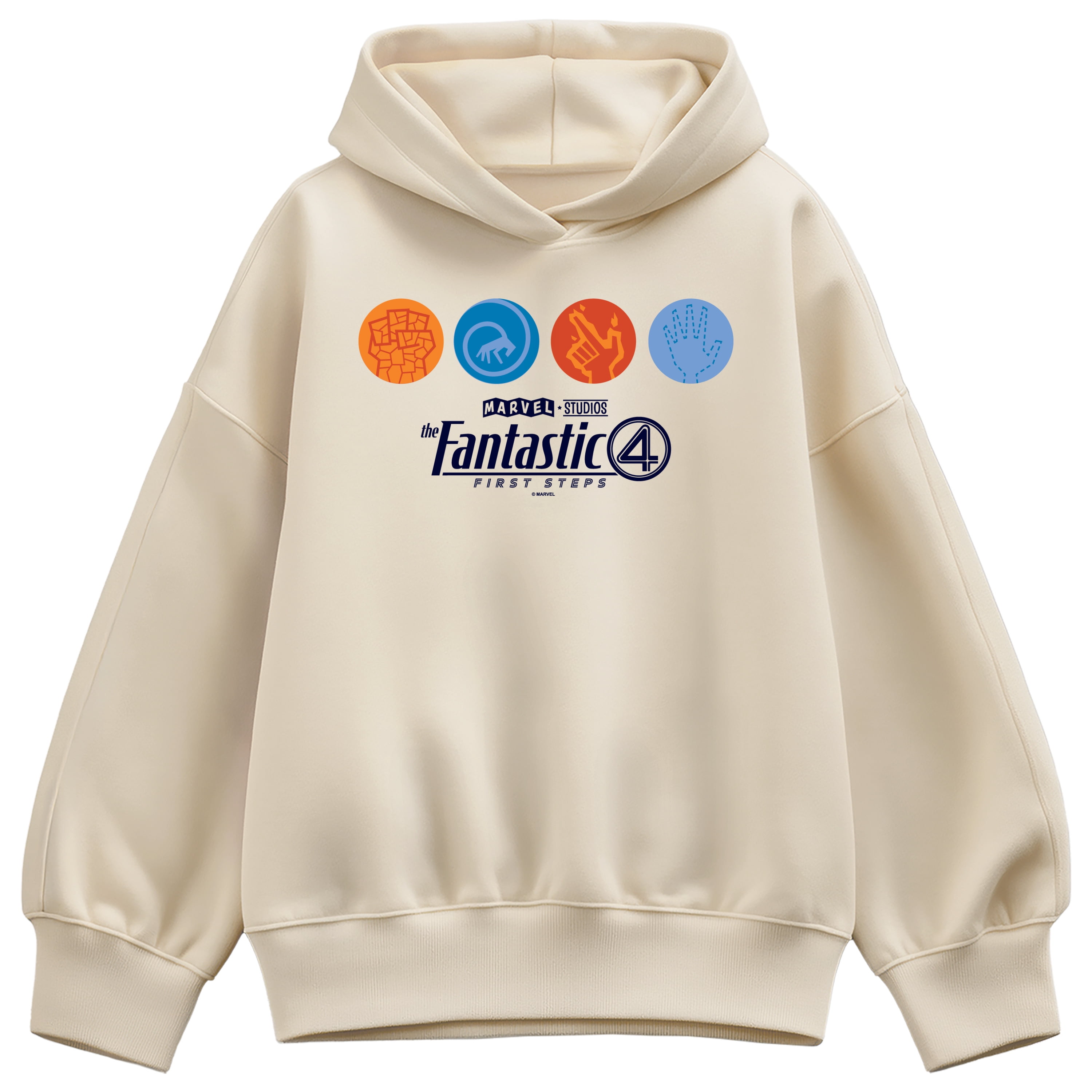 Fantastic Four - F4 Icons - Women's Oversized Fleece Hoodie Sweatshirt ...