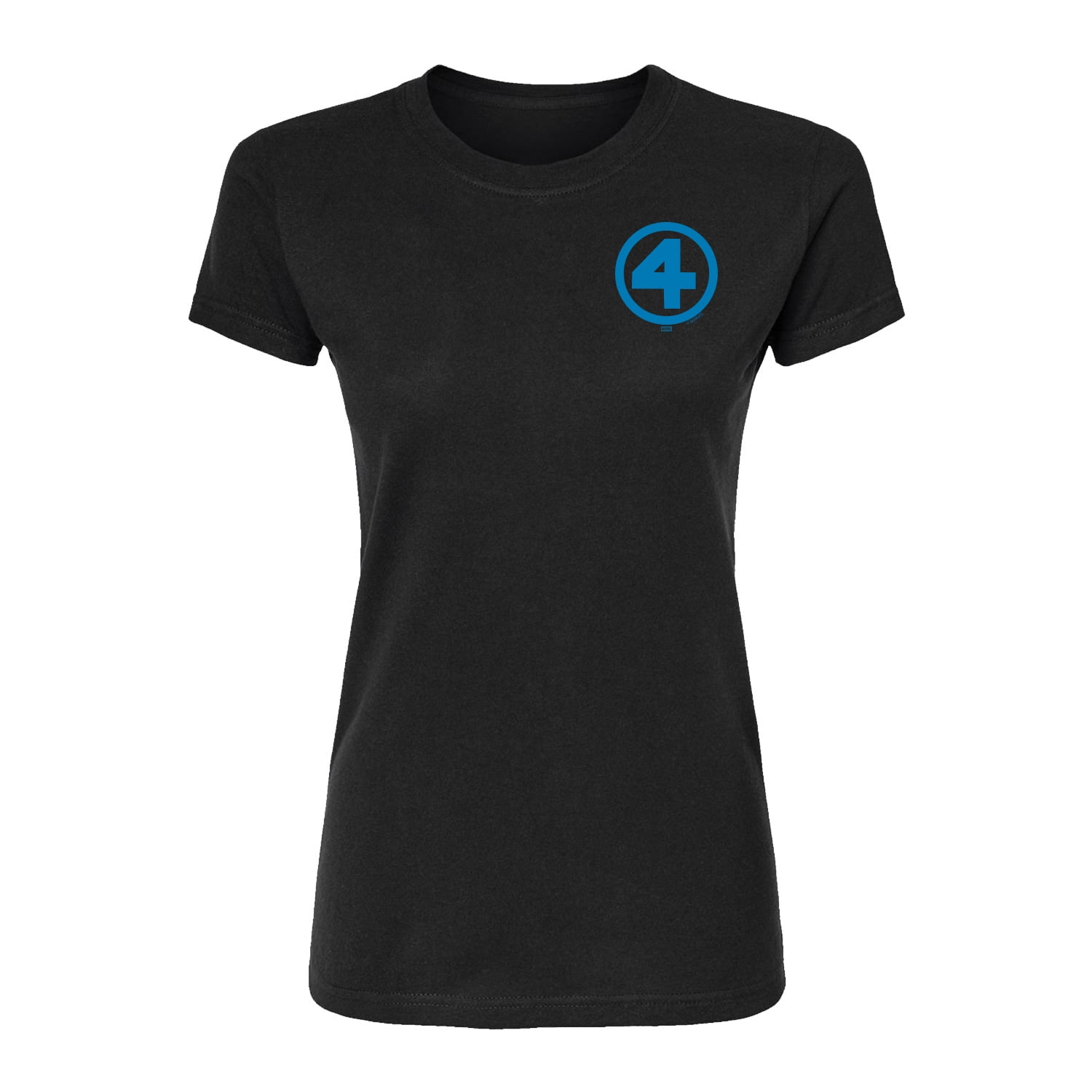 Fantastic Four - Fantastic Four Blue - Juniors Fitted Graphic T-Shirt ...