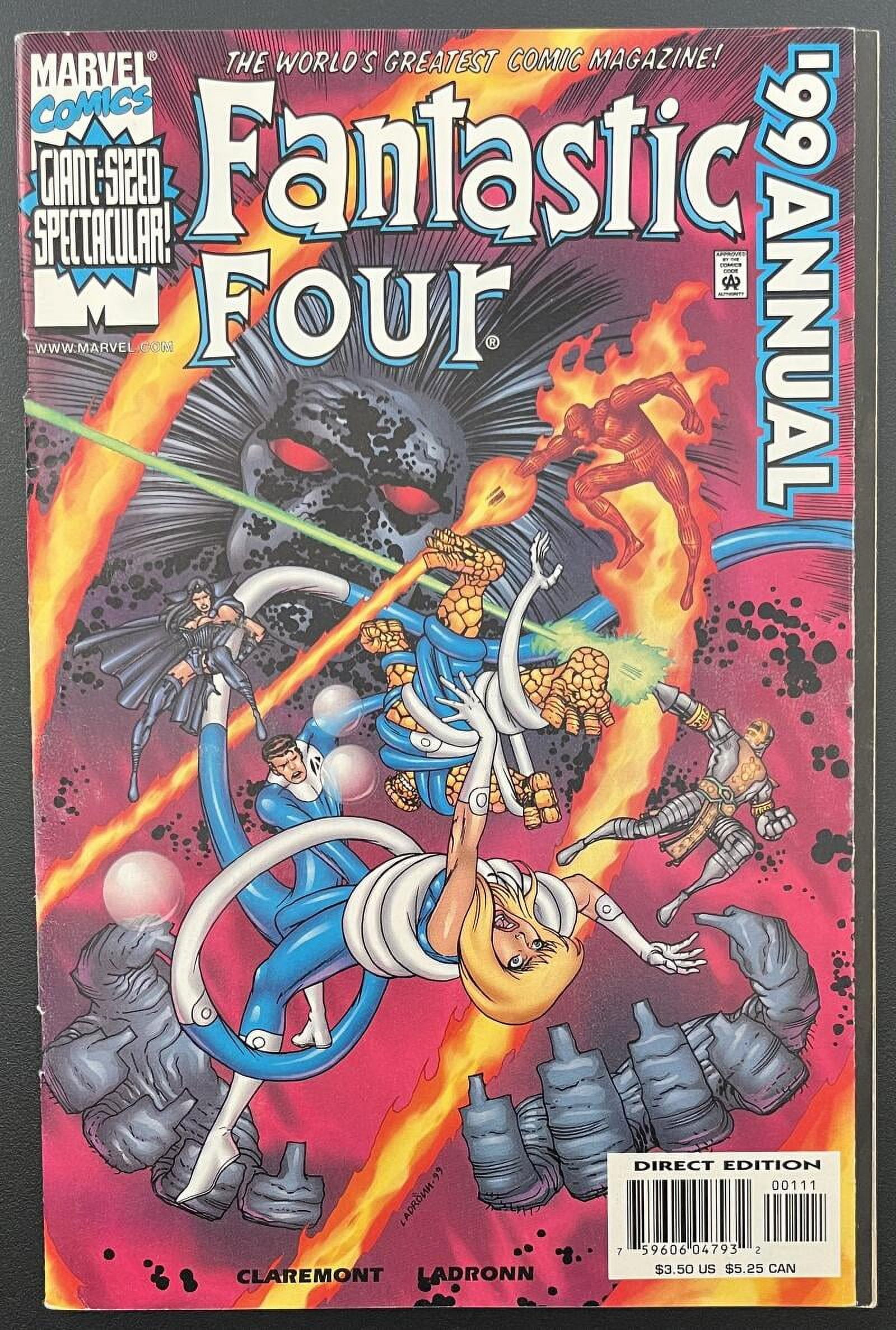 Fantastic Four Giant-Size Spectacular Marvel Comic Book 1999 Direct ...