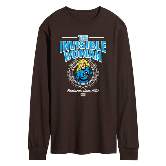 Fantastic Four - Invisible Woman Collegiate - Men's Long Sleeve Graphic ...