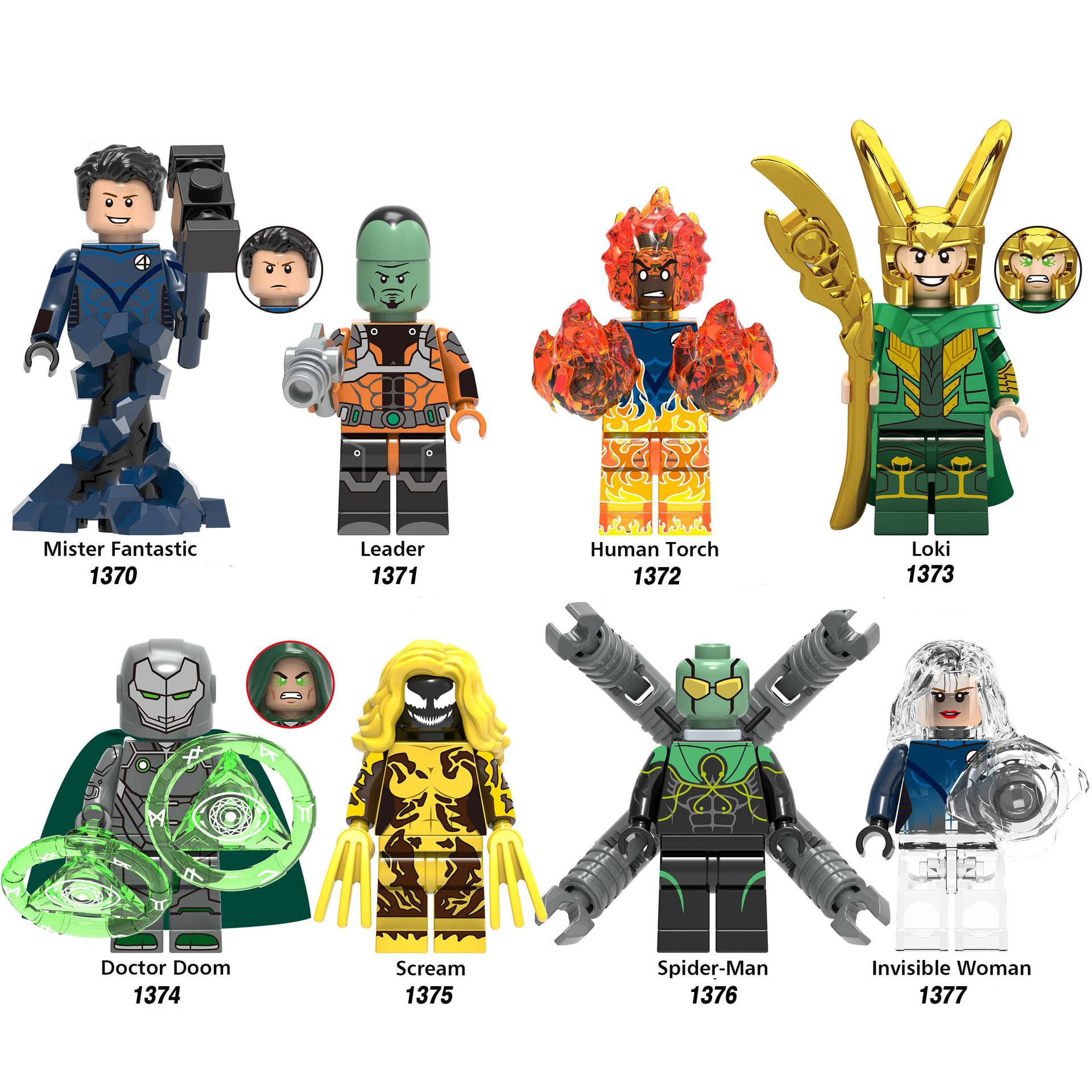 Fantastic Four Marvel Building Block Figure X 8 sets - Walmart.com