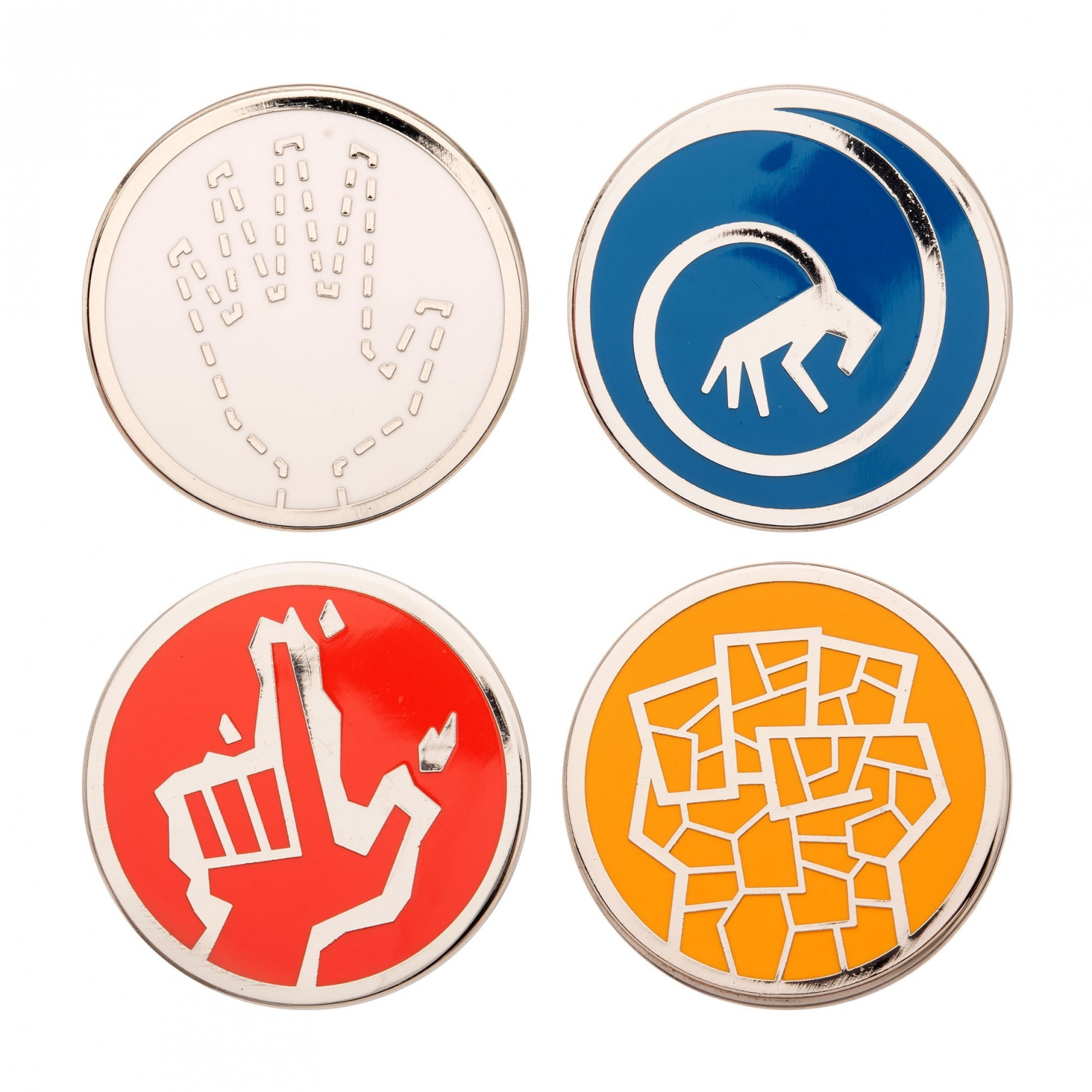 Fantastic Four Movie Symbols Enamel Pin Set - Walmart.com