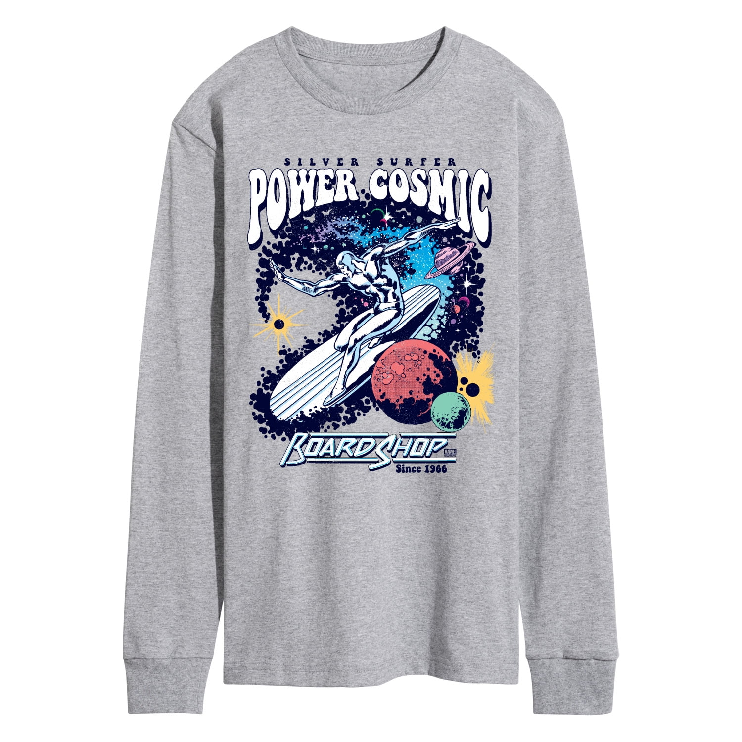 Fantastic Four - Power Cosmic Surf - Men's Long Sleeve Graphic T-Shirt ...