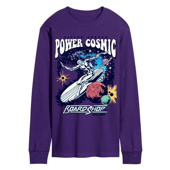 Fantastic Four - Power Cosmic Surf - Men's Long Sleeve Graphic T-Shirt ...